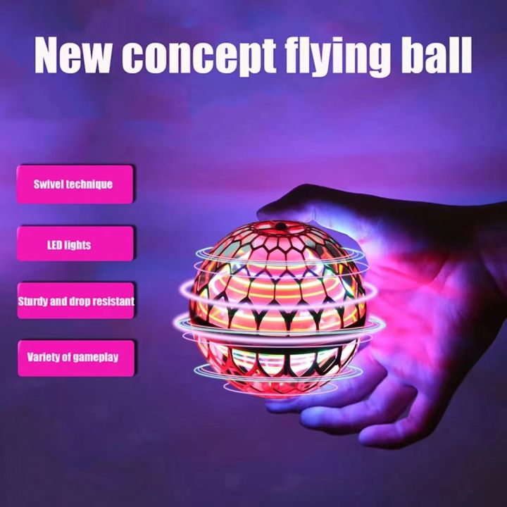 【FAST Delivery】Flynova UFO 360°rotating hover ball Flying Ball Kids ...