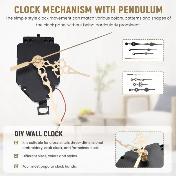 Quartz Pendulum Trigger Clock Movement Chime Music Box Completer DIY ...