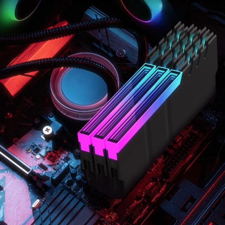 Enhances Heat Dissipation Memory Coolers Aluminum Alloy Compatible DDR4 ...
