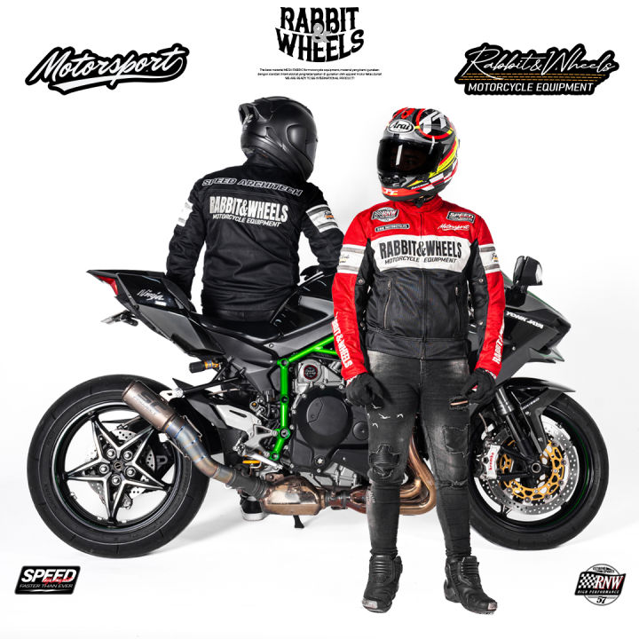 Jacket RABBIT AND WHEELS NEW Combo Motorsport (FREE PROTECTOR) - Jaket ...