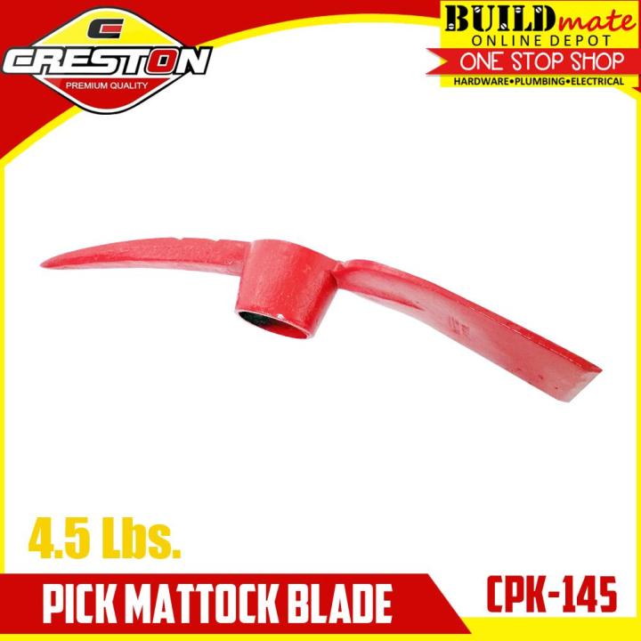 BUILDMATE CRESTON Pick Mattock BLADE ONLY 4.5lbs CPK-145 | Lazada PH