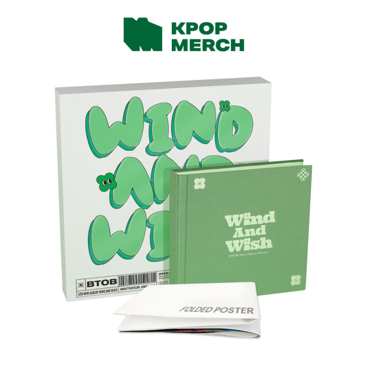 BTOB - 12th Mini Album [ WIND AND WISH ] + Folded Poster | Lazada