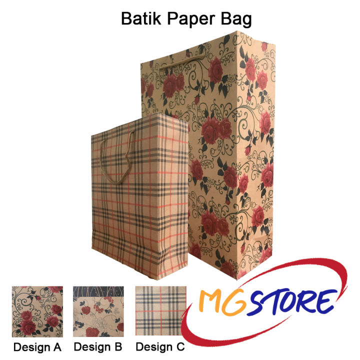 Batik Paper Bag ( L ) | Lazada