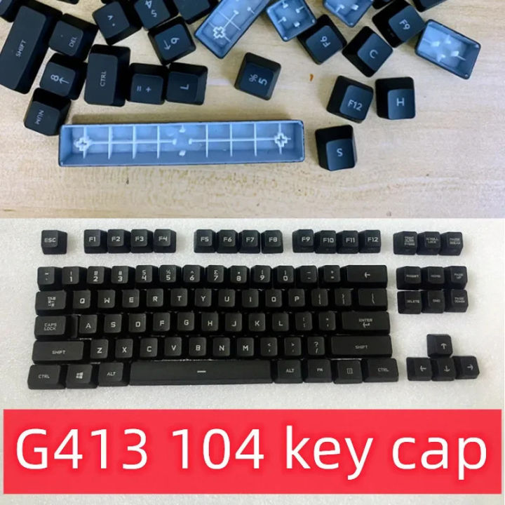 Single replacement or complete104 keycaps for Logitech keyboard G413 ...