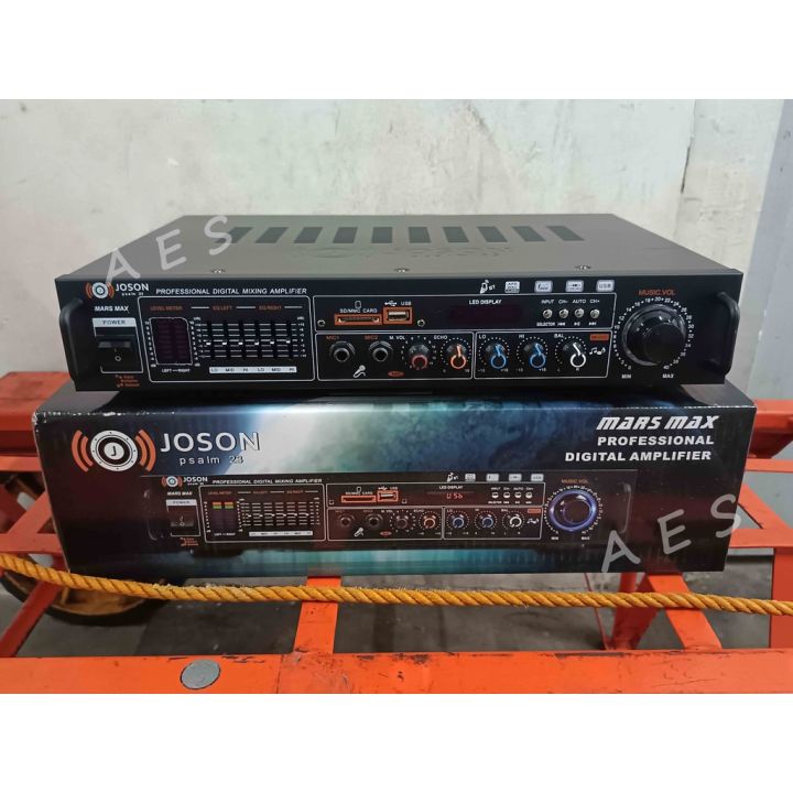 Professional Power Amplifier Joson Mars Max with Equalizer/FM/USB/SD/BT ...