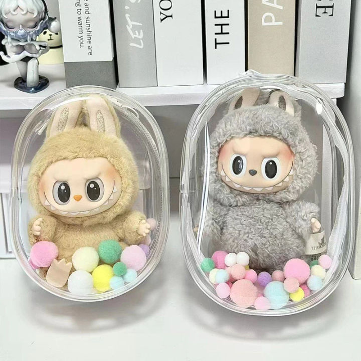 LABUBU Bag Labubu Accessory Transparent Storage Bag Pvc Waterproof Box ...