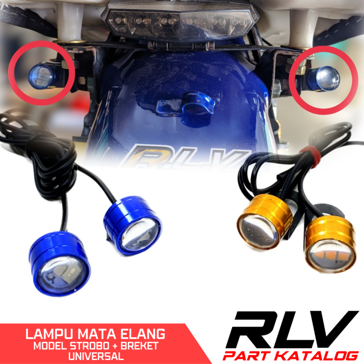 Lampu Mata Elang Lampu Sein Riting Led Model Bandungan Byangkerok Universal Rx King Rxs 2pcs