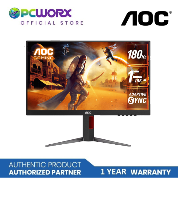 AOC 27G4 27" IPS 180Hz HDMI/DP Gaming Monitor | 27" Monitor | AOC ...