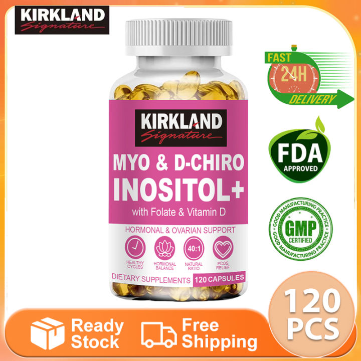 KIRKLAND Myo & D-Chiro Inositol Blend Balance Ovarian Function Regulate ...