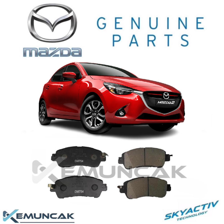 (100% Genuine) MAZDA 2 SKYACTIV | Brake Pad set (Front / Rear) | Lazada