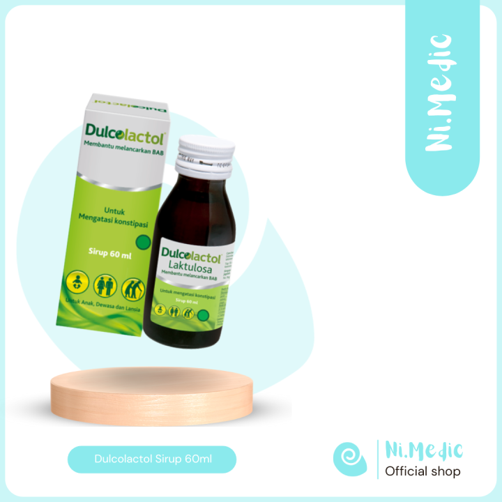 DULCOLACTOL LACTOSA 60 ML | Nimedic | Obat Sembelit | Obat buang air besar | Lazada Indonesia