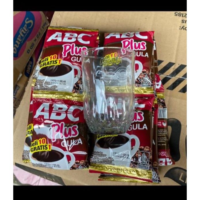 kopi ABC 22pcs free gelas | Lazada Indonesia
