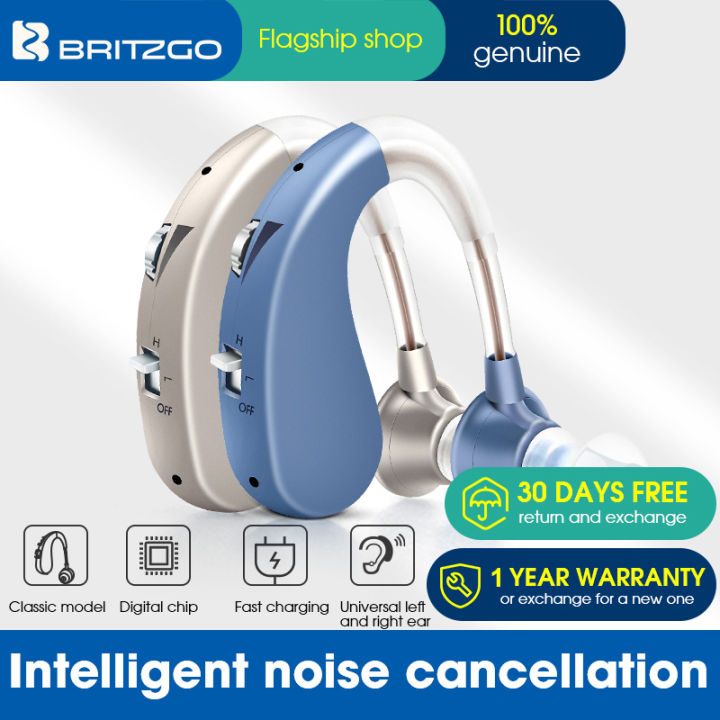 Britzgo Hearing Aid Amplifier for adult senior original USB ...