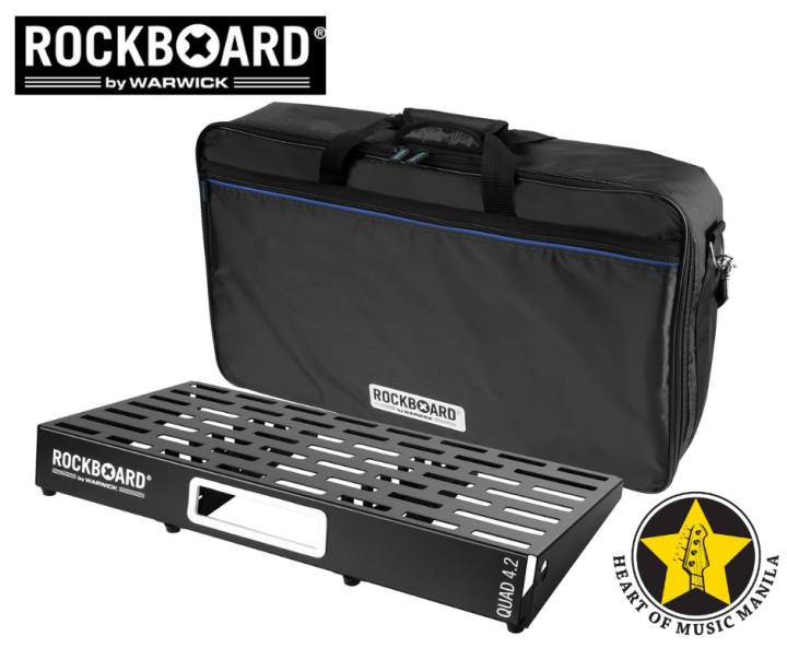 Warwick RockBoard QUAD 4.2 Pedalboard with Gig Bag for 9 to 15 pedal ...