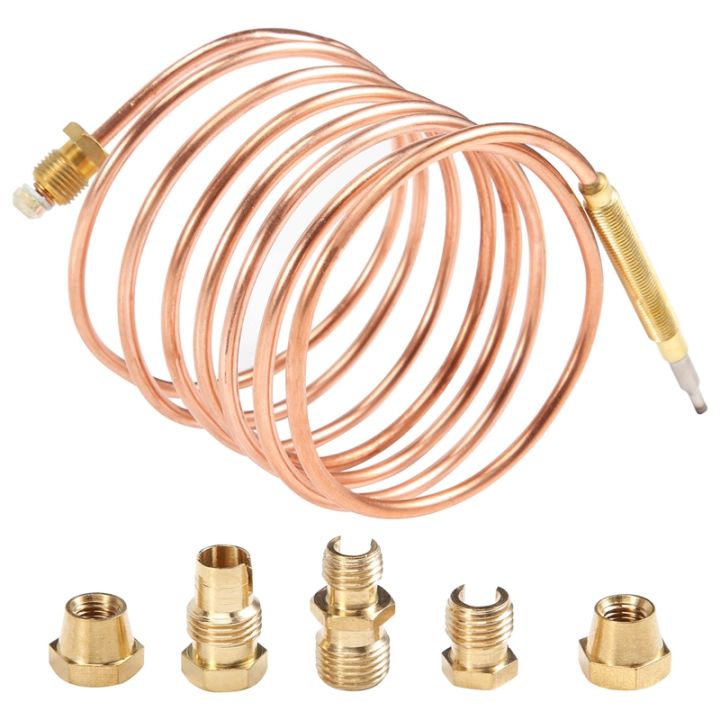 1500Mm Gas Stove Universal Thermocouple Kit M6X0.75 with Overflow Nut ...