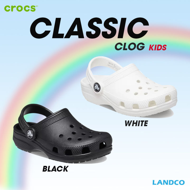 Crocs Collection รองเท้าแตะ รองเท้าหัวโต สำหรับเด็ก CSS Clog 206990-100 ...