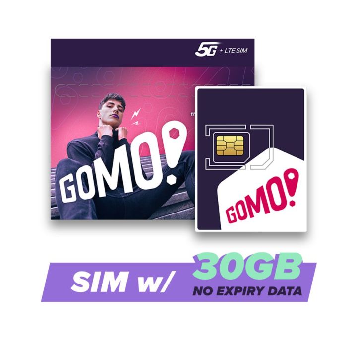 GOMO SIM 30gb No Expiry Data 5G LTE READY High Speed Internet | Lazada PH