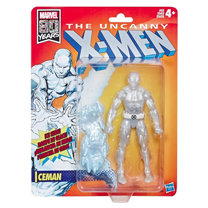 Hasbro Marvel Legends Retro Series Iceman 6-inch Figure ฮาสโบร มาร์เวล ...