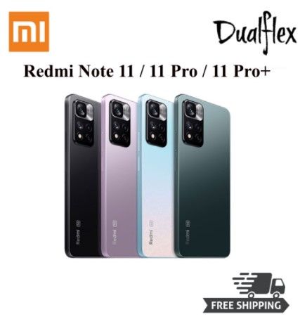 Red mi Note 11 / Note 11 Pro/ Note 11 Pro+ 5G Dual SIM (4GB/6GB/8GB RAM ...