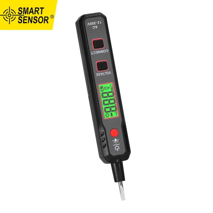 Smart Sensor LCD Display Electric Test Pen AC12-300V Voltage Tester ...