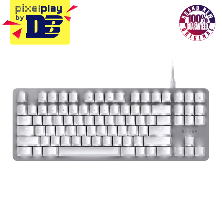 Razer Blackwidow Lite Silent Mechanical Keyboard (Mercury) | Lazada PH