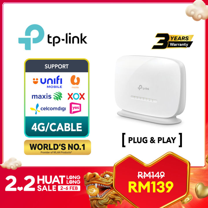 TP-Link Wireless N300 4G LTE Router Sim Card Modem Wi-Fi Router Support ...