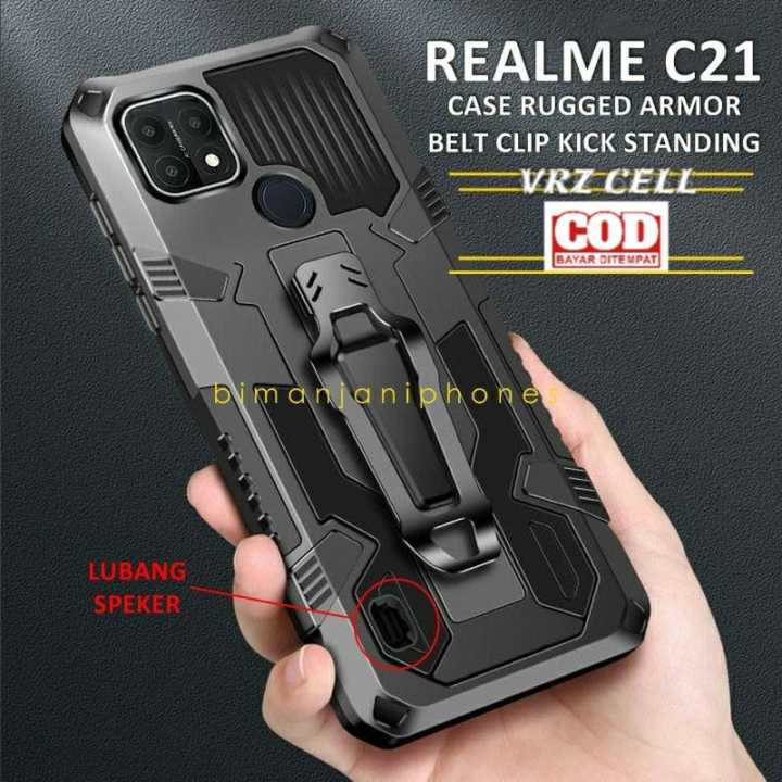 Hardcase Belt Clip Realme C55 New C30 C30S C31 C35 C25 / C 30 21 25 ...