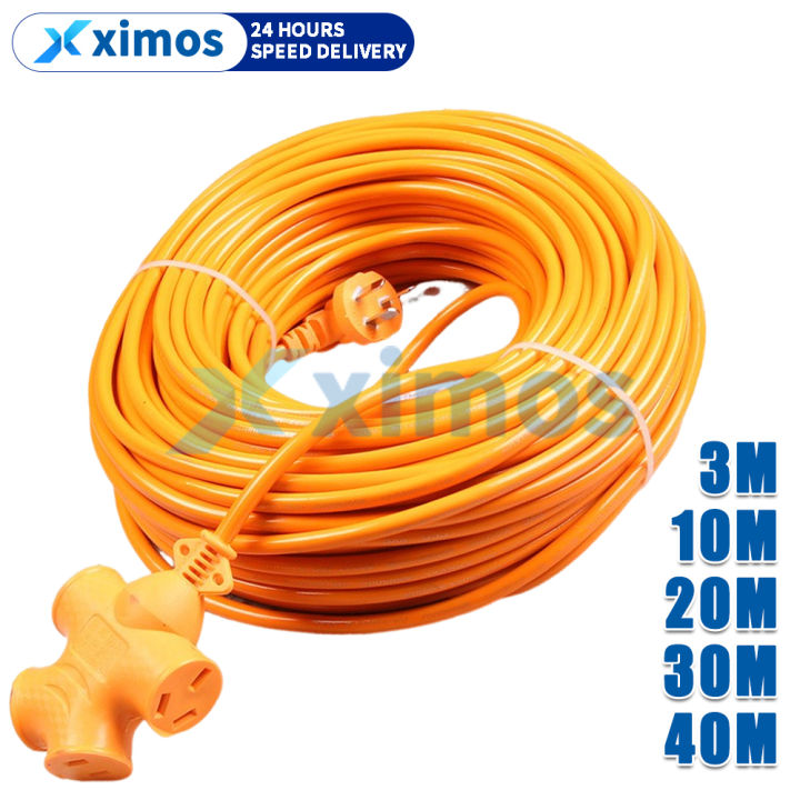 Xximos 3m-40m Electric Vehicle Charging Extension Cord Power Cord ...