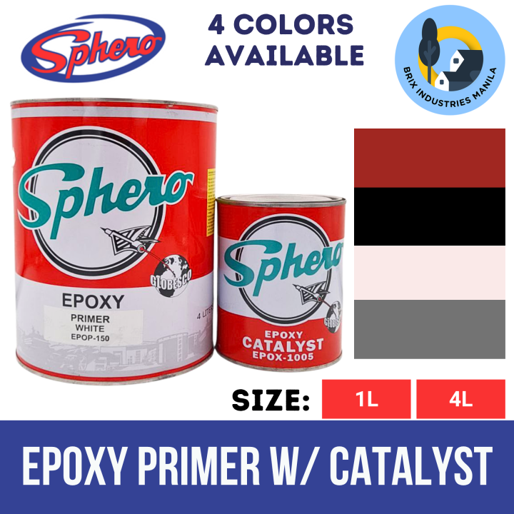 Sphero Epoxy Primer Coating with Catalyst - 1L/4L Multi-Color - High ...