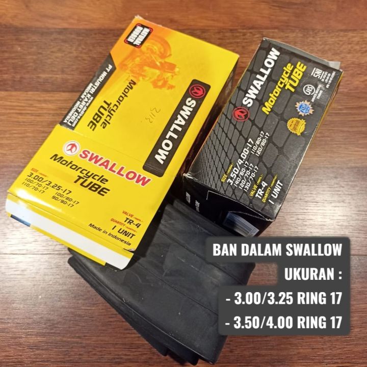 BAN DALAM SWALLOW 300/325-17 DAN 350/400-17 UNIVERSAL | Lazada Indonesia