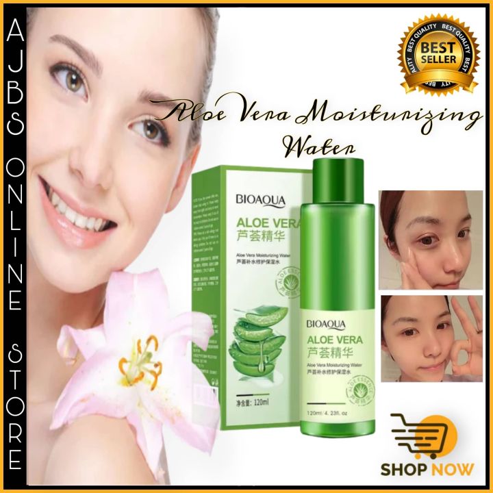 New Trend!! Original BIOAQUA Natural Moisturizing Aloe Vera Moisturizing Repair Water 120ML ...