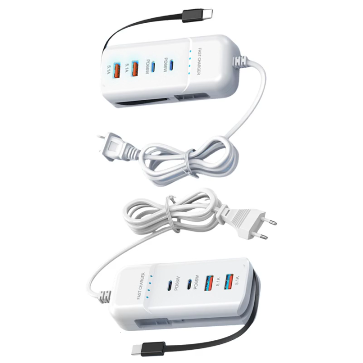 Portable Power Strips Featuring PD Quickly Charge Plus 2 USB Outlets ...