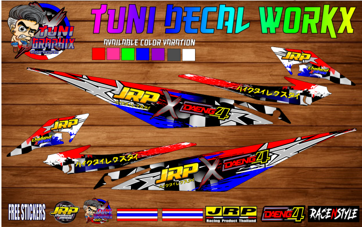 RAIDER 150 REBORN (JRP X DAENG DECALS v2) w/ freebies | Lazada PH