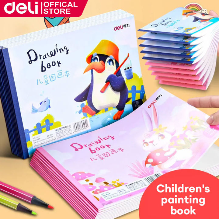 Deli B5 Picture Drawing Book 20 Sheets For School Supllies 73377 1Pc ...