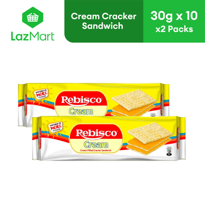 Rebisco Sandwich Cream 30g x 10 - Pack of 2 | Lazada PH