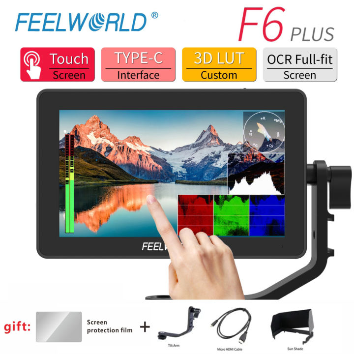 Feelworld F6 Plus V2 6‘’ 3D LUT HDMI 4K IPS Touch Screen Camera Video ...