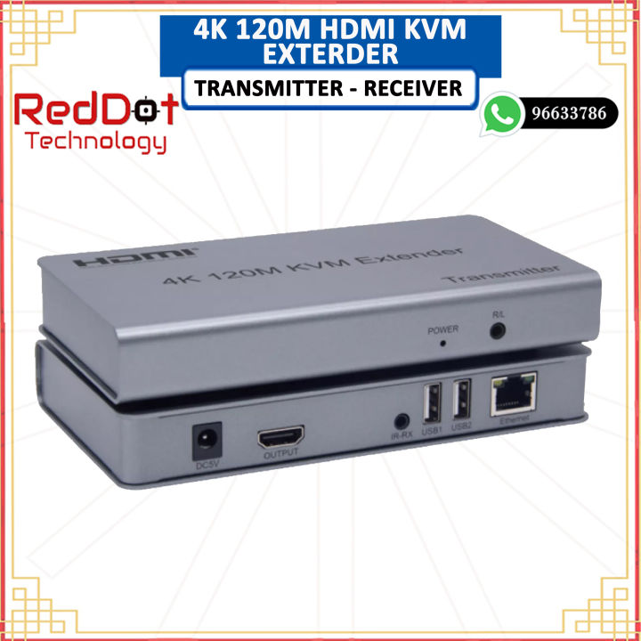 HD 4K 120M HDMI KVM Extender ( Transmitter –Receiver) Over Cat5/5e/Cat6 ...