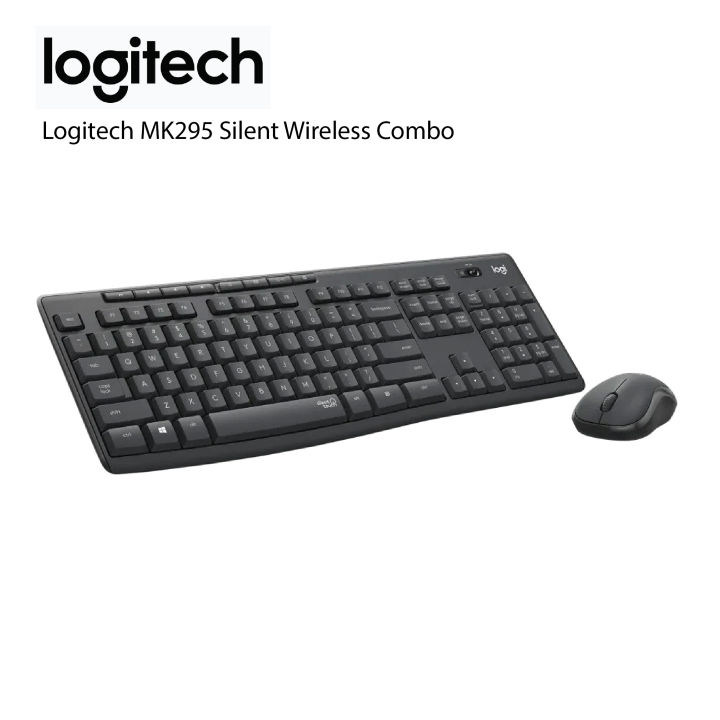 Logitech Mk295 Silent Wireless Keyboard And Mouse Combo Lazada