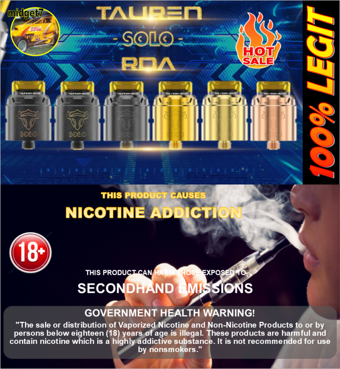 Thunderhead Creations Tauren Solo RDA Single Coil | Lazada PH