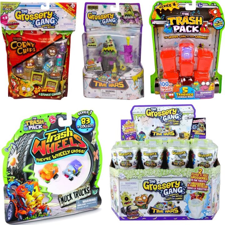 Grossery Gang ของเล่นเซอร์ไพรส์แพ็คถังขยะของเล่นฟิกเกอร์โมเดลเคลื่อนไหว ...