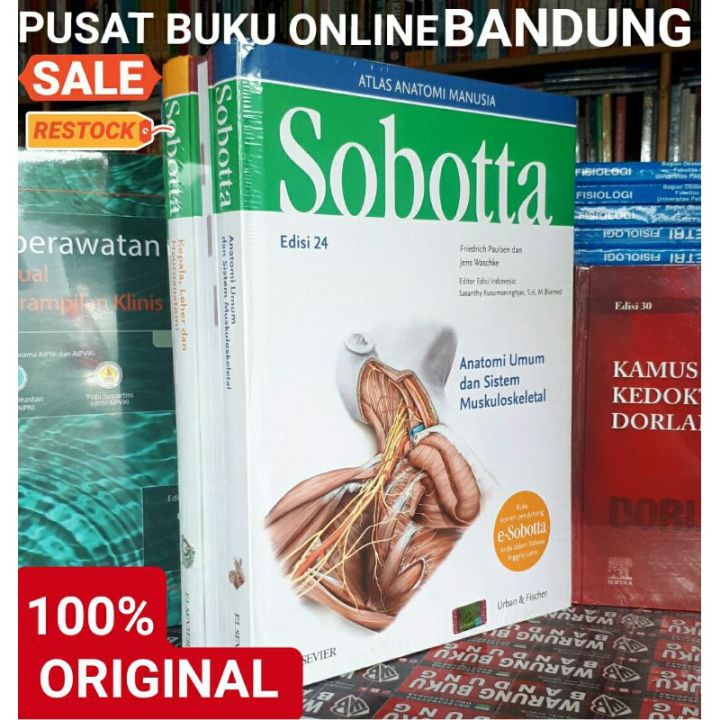 100% ORIGINAL SOBOTTA ATLAS ANATOMI MANUSIA EDISI 24 | Lazada Indonesia