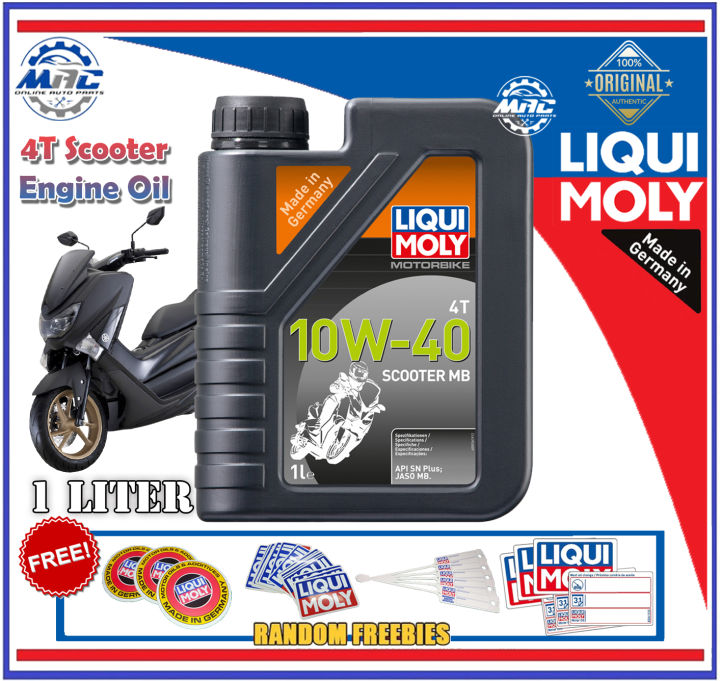 LIQUI MOLY 4T 10w-40 Scooter MB Motorbike 1 Liter Scooter oil | Lazada PH