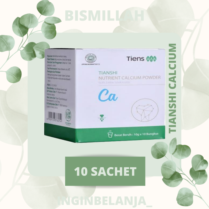 CALCIUM NUTRIENT CALCIUM POWDER 10 SACHET 100 % ORIGINAL | Lazada Indonesia