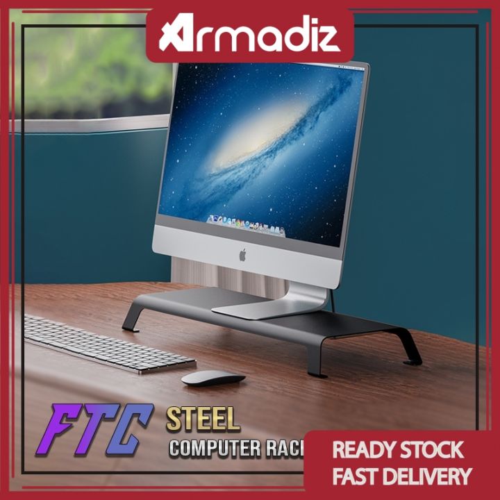 AMZ Steel Monitor Riser Monitor Stand Eye Level Screen Rise with ...
