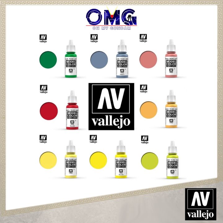 Vallejo Model Color Series 70942 - 70961 17ml Acrylic Paints Acrylic ...