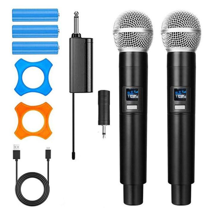 【COD】58M1-T1/58M2-T Dual Floating Mic Wireless Microphone Dual Handheld Mic Wireless Microphone ...