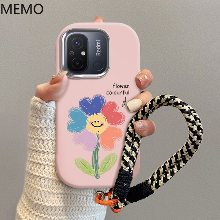 Casing hp Redmi 12C terbaru 2025 Kartun flower cangkang anti -jatuh ...