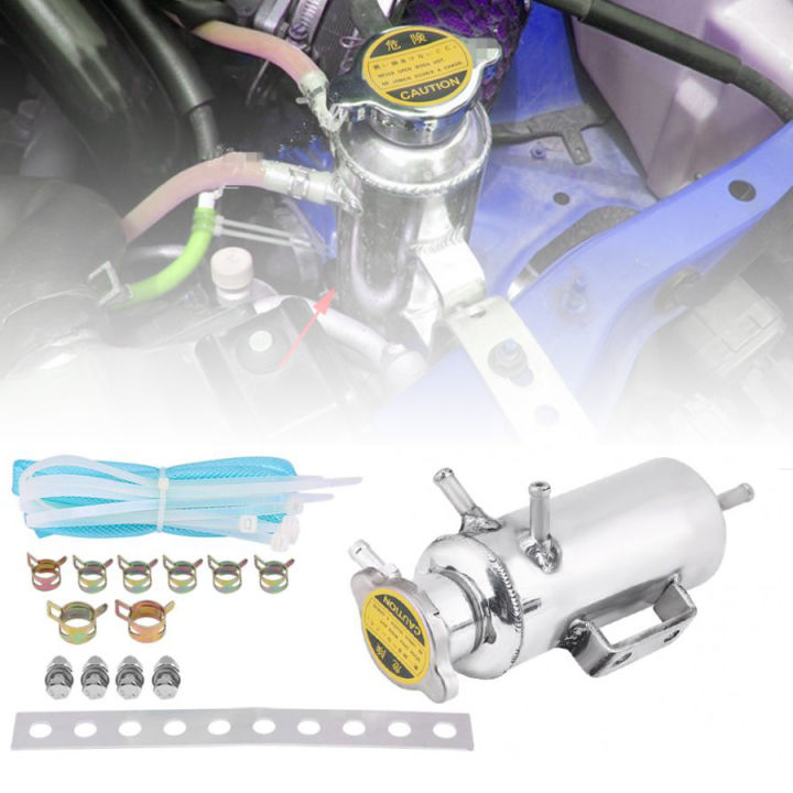Universal 350ml Aluminum Car SUV Overflow Catch Tank Cooler Coolant ...