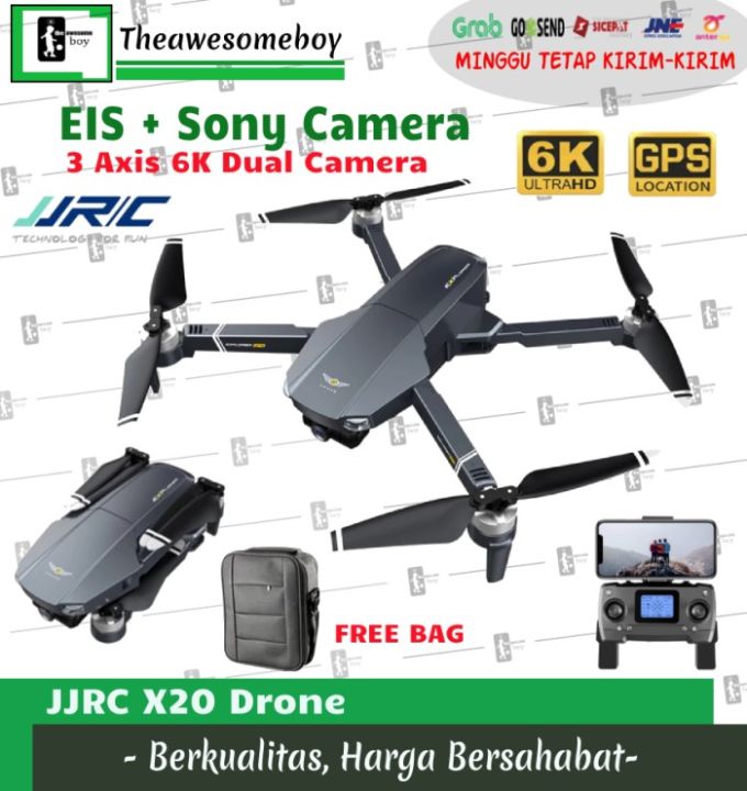 JJRC X20 / G113 Drone 6k ESC 3 Axis Gymbal EIS Camera Sony GPS 5G Wifi ...