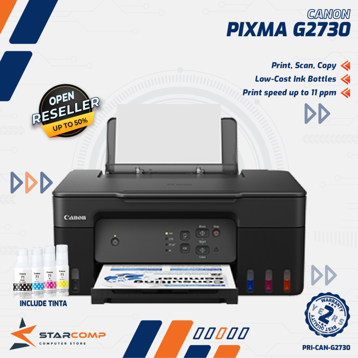 Printer Canon Pixma G2730 Print Scan Copy All-in-One G 2730 | Lazada ...